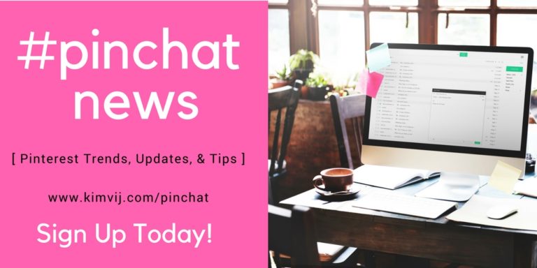 PinChat News featuring Pinterest Marketing Trends & Tips
